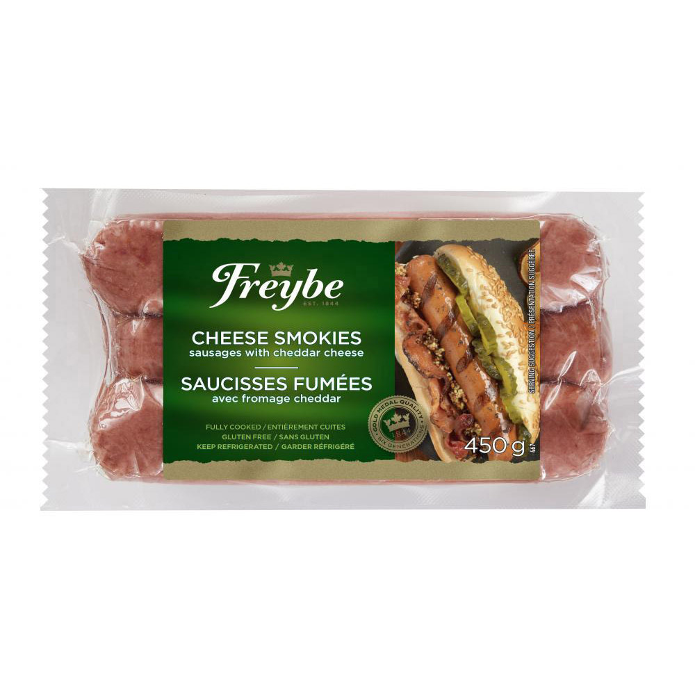 Skinless Cheese Smokies - Freybe