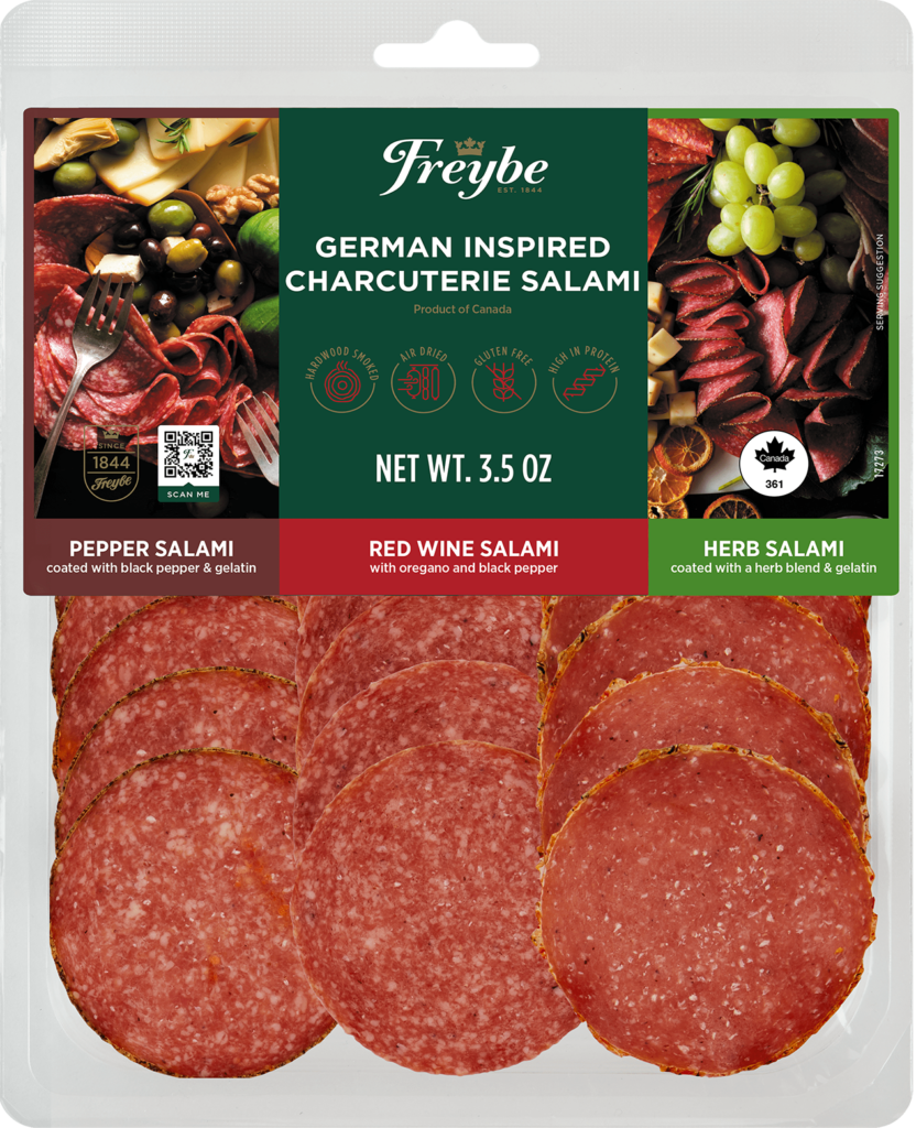 Charcuterie Salami – Pepper, Red Wine, Herb - Freybe