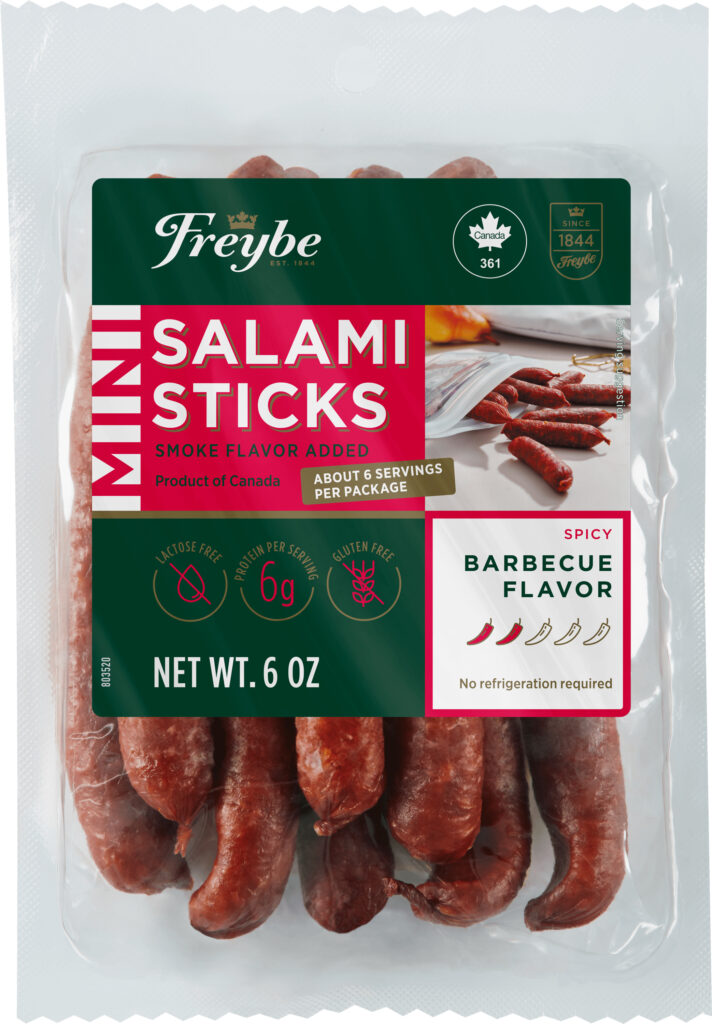 Barbecue Flavor Mini Salami Sticks - Freybe